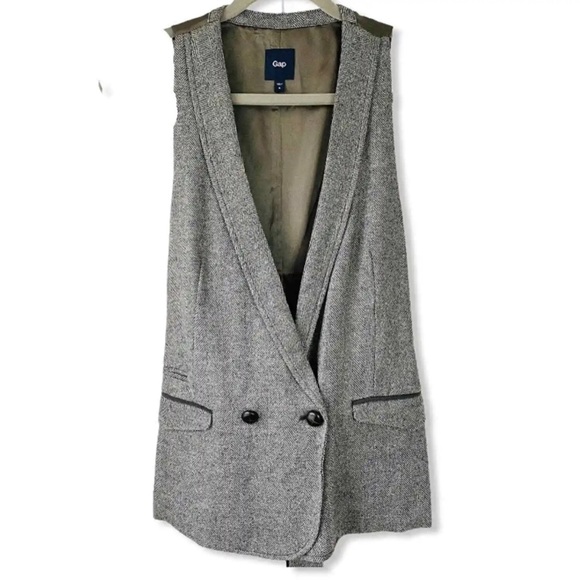 GAP | Jackets & Coats | Rare Early 200s Vintage Gap Wool Herringbone ...